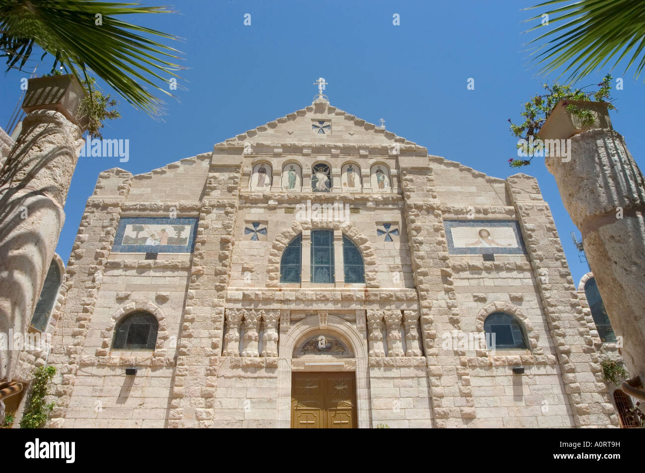 Christian Church Madaba Jordan Middle East Stock Photo - Alamy