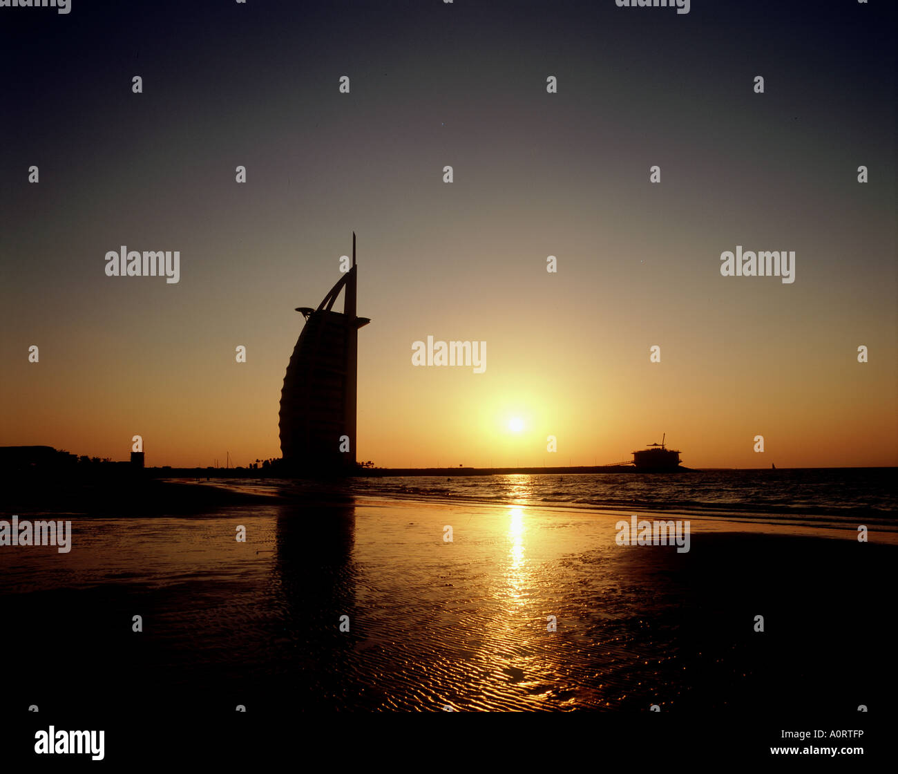 Arabian Bay Burj l ARab Stock Photo - Alamy
