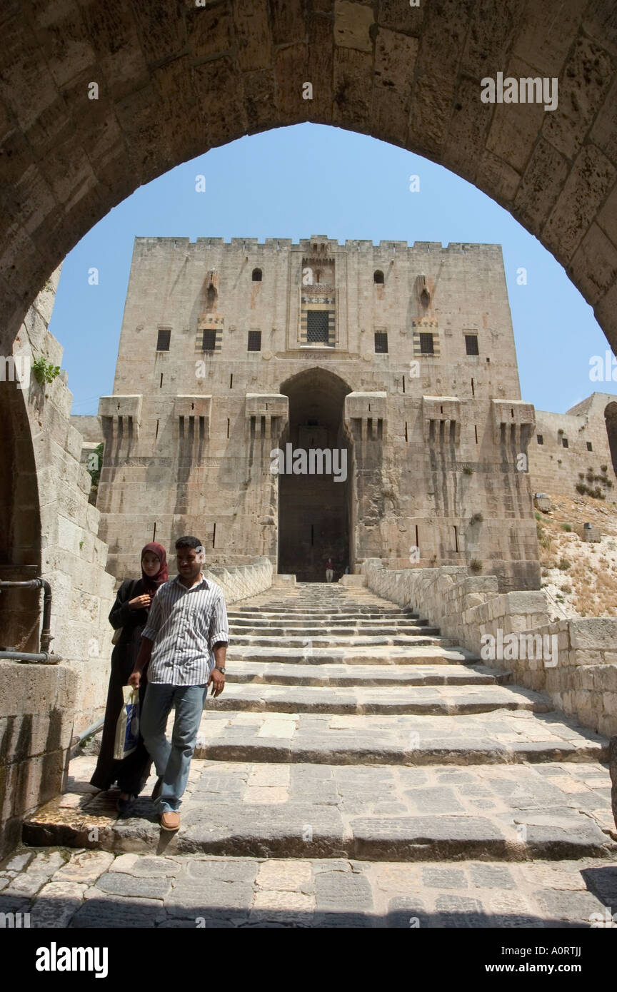 Fortified keep entrance to The Citadel UNESCO World Heritage Site ...
