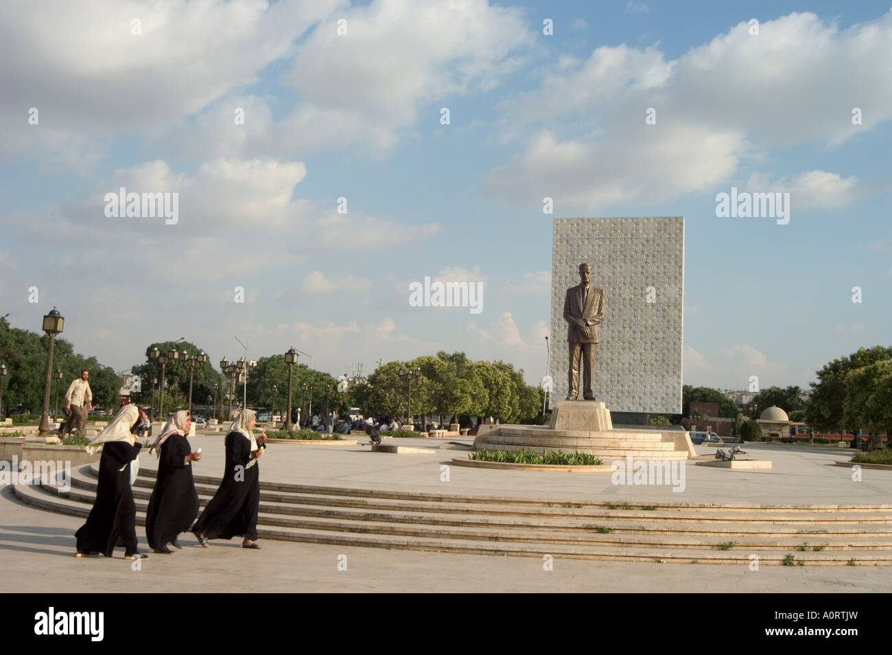 Syrian women in public park Aleppo Haleb Syria Middle East Stock Photo ...