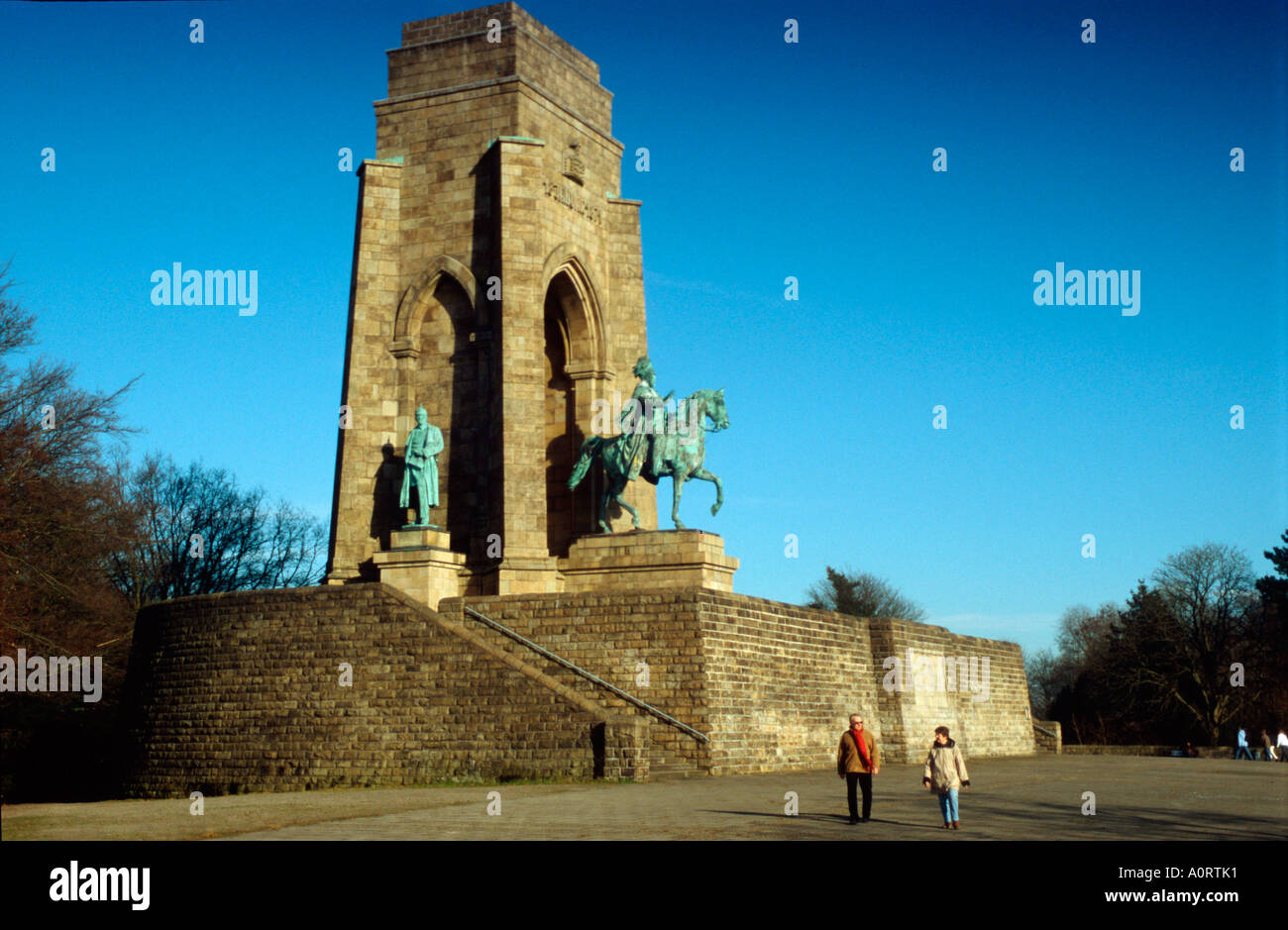 Memorial of Emperor William / Kaiser Wilhelm Denkmal Stock Photo - Alamy
