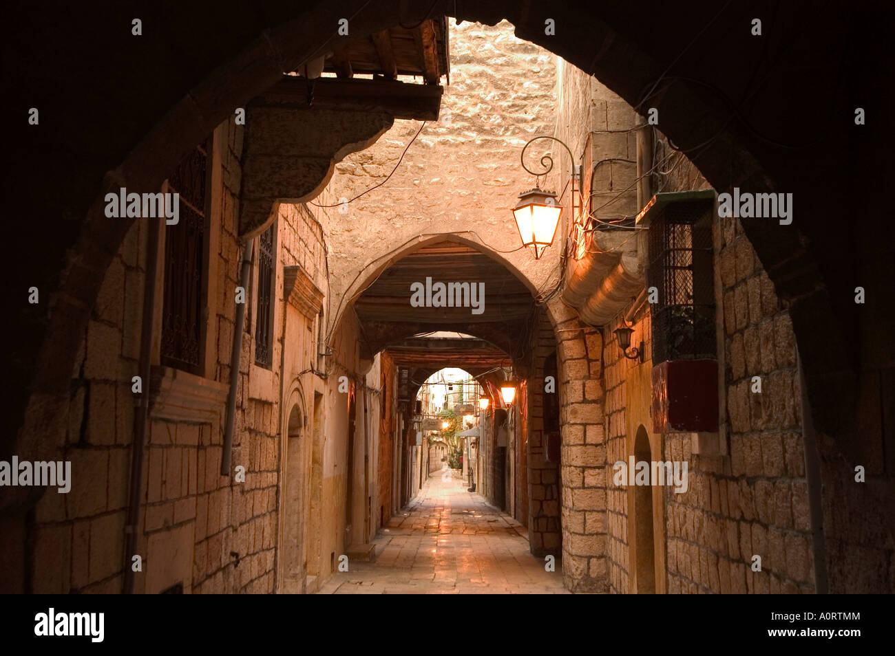 Old town Al Jdeida Aleppo Haleb Syria Middle East Stock Photo - Alamy