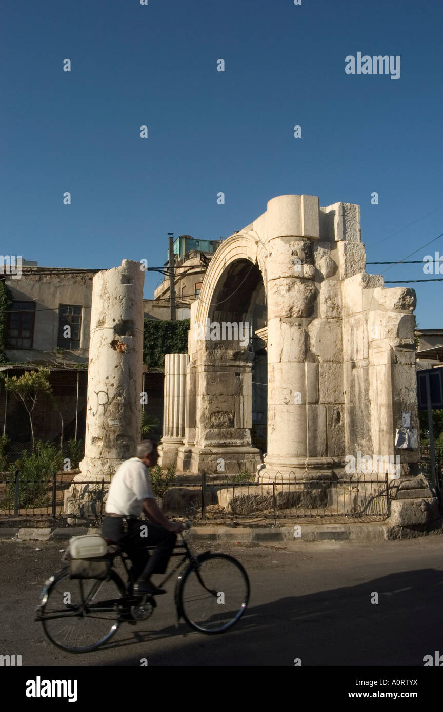 Roman Arch Damascus Syria Middle East Stock Photo - Alamy