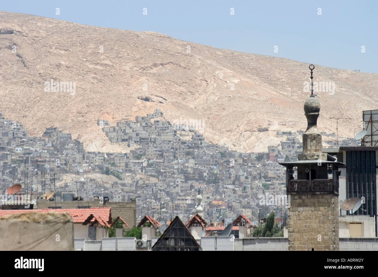 City view Damascus Syria Middle East Stock Photo - Alamy