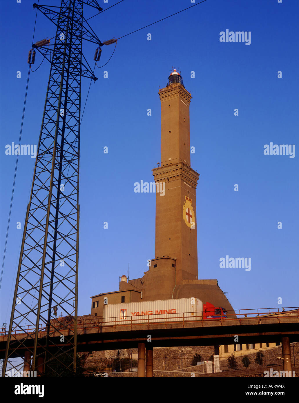 La Lanterna Lighthouse Stock Photo - Alamy