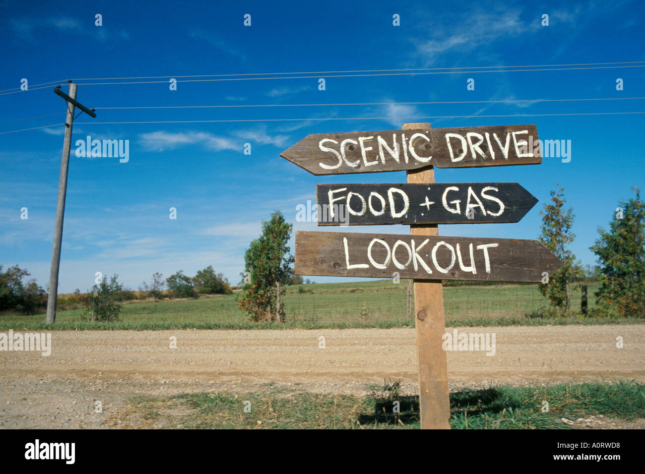 Old wooden road signs right hi-res stock photography and images - Alamy