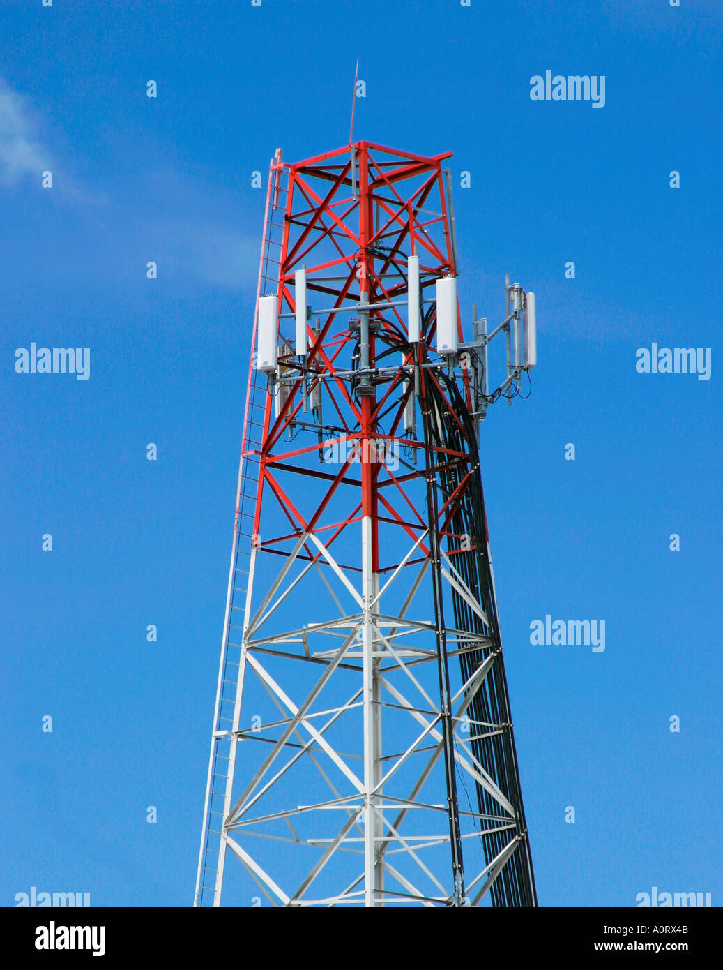 Communications tower for wireless technology Stock Photo - Alamy