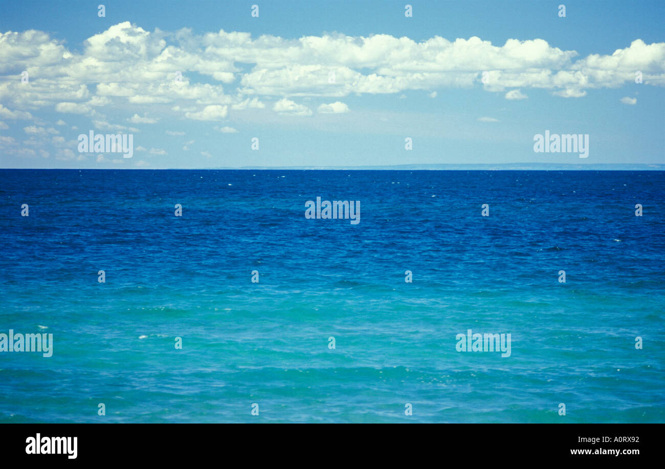 Open sea with puffy clouds hi-res stock photography and images - Alamy