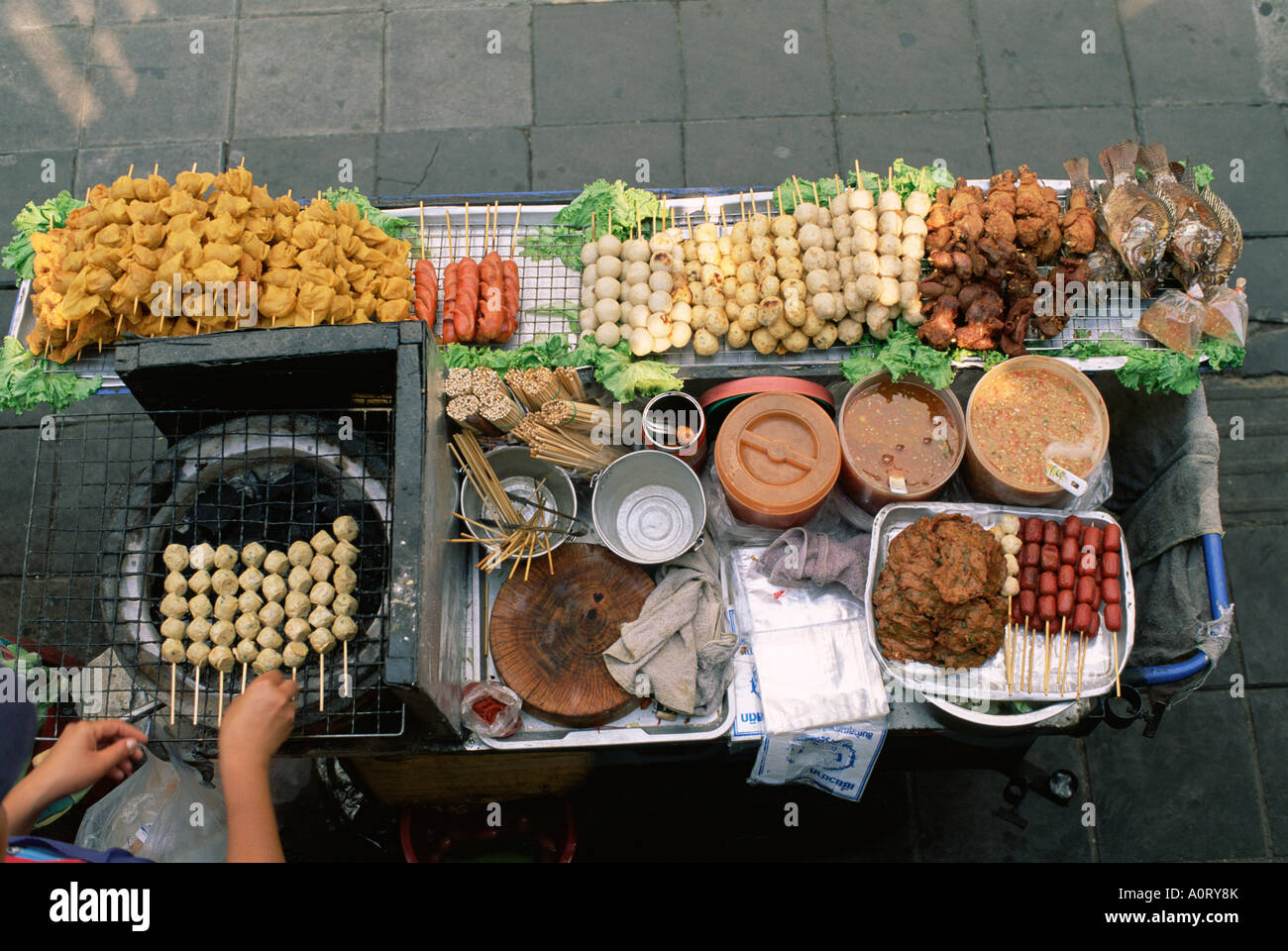 Thai stall hi-res stock photography and images - Alamy