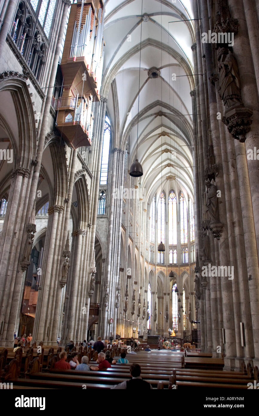 Interior of cologne cathedral hi-res stock photography and images - Alamy