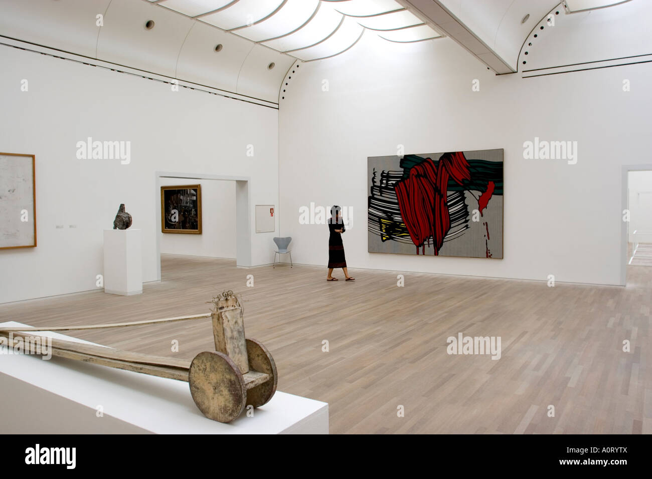 Art exhibition at the K20 Kunstsammlung am Grabbeplatz art museum ...