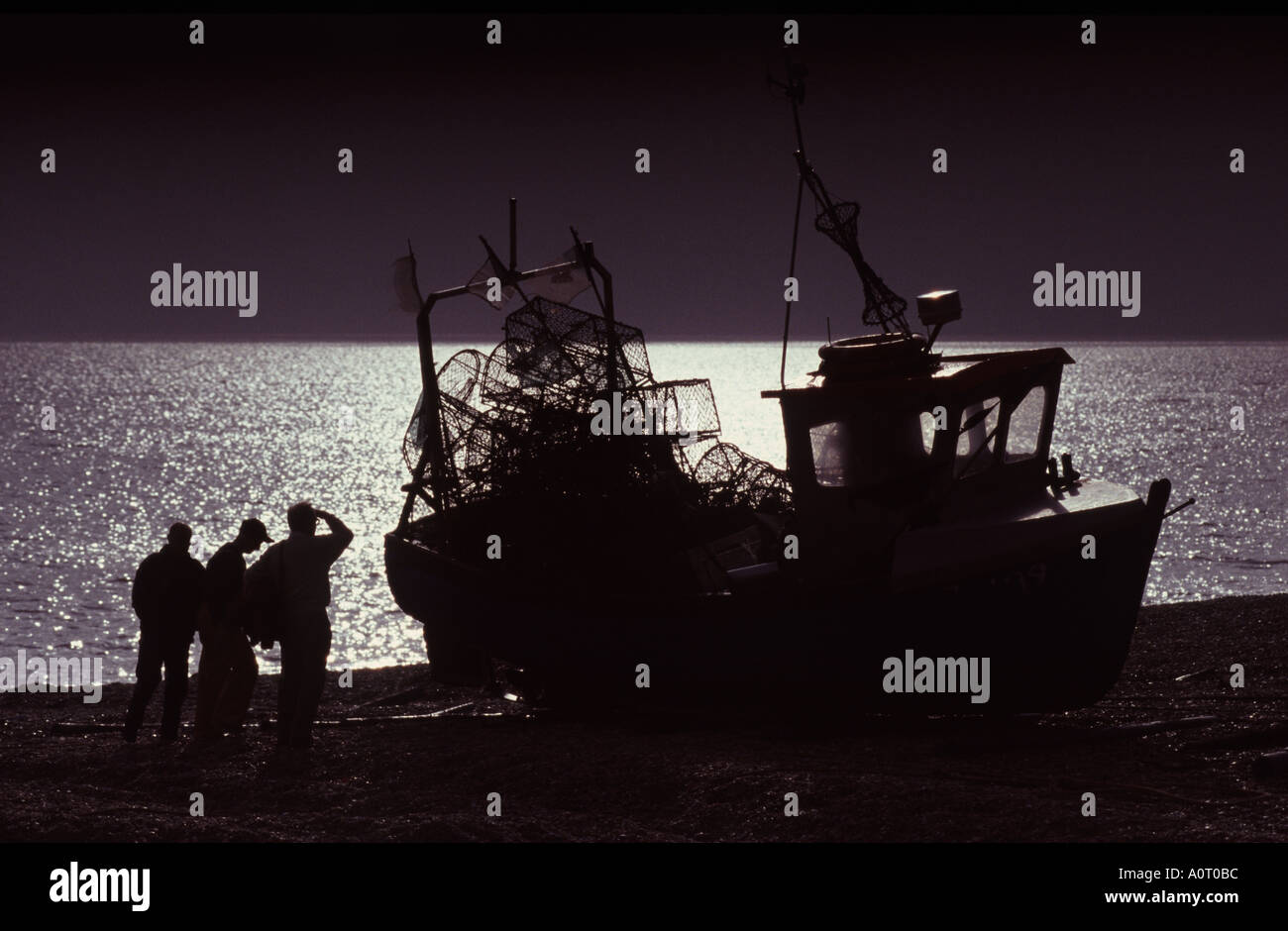Boat moonlight hi-res stock photography and images - Alamy