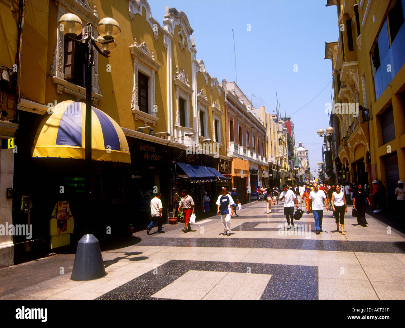 Jiron de la union hi-res stock photography and images - Alamy