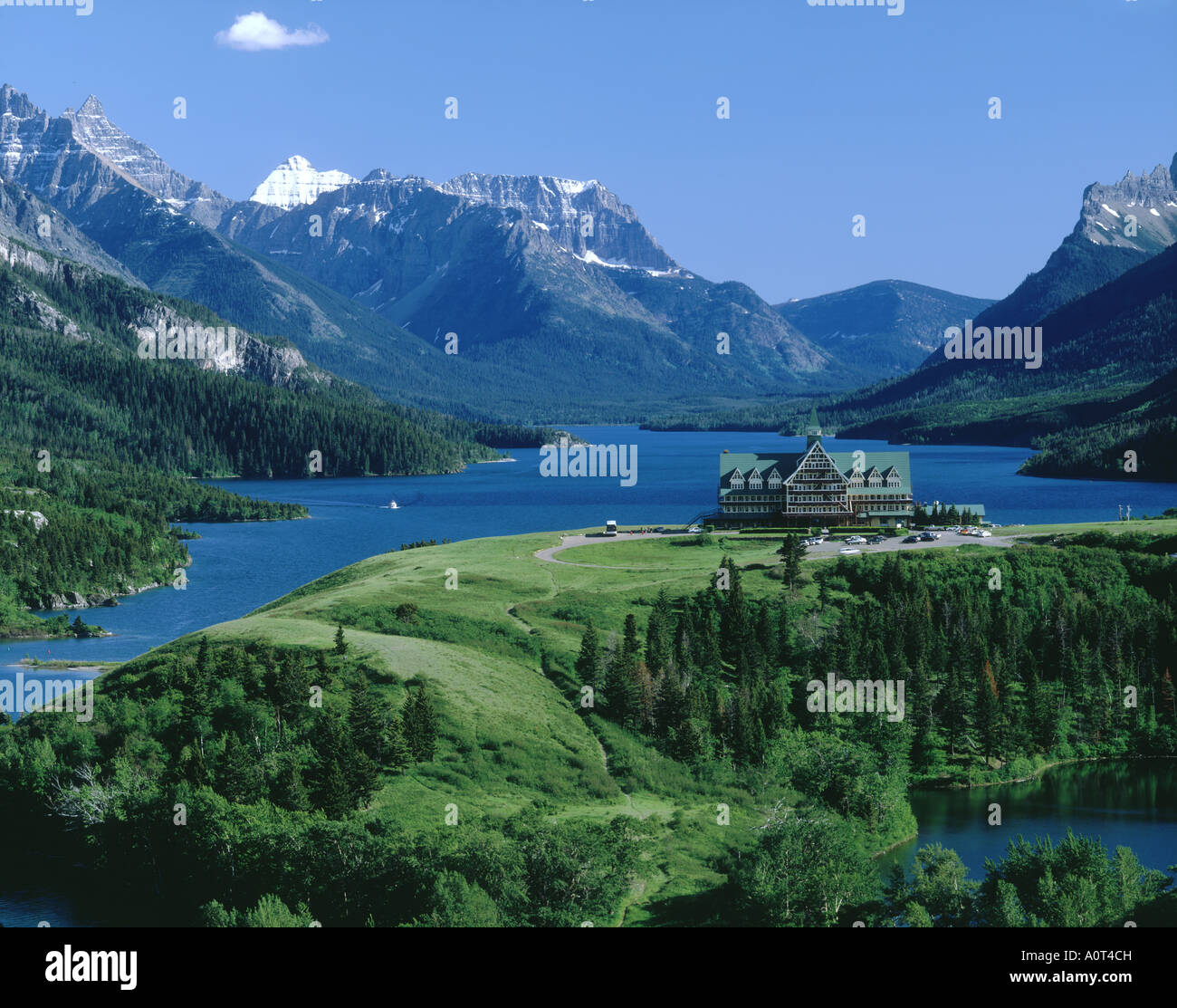 Waterton Lakes National Park World Heritage Stock Photo - Alamy
