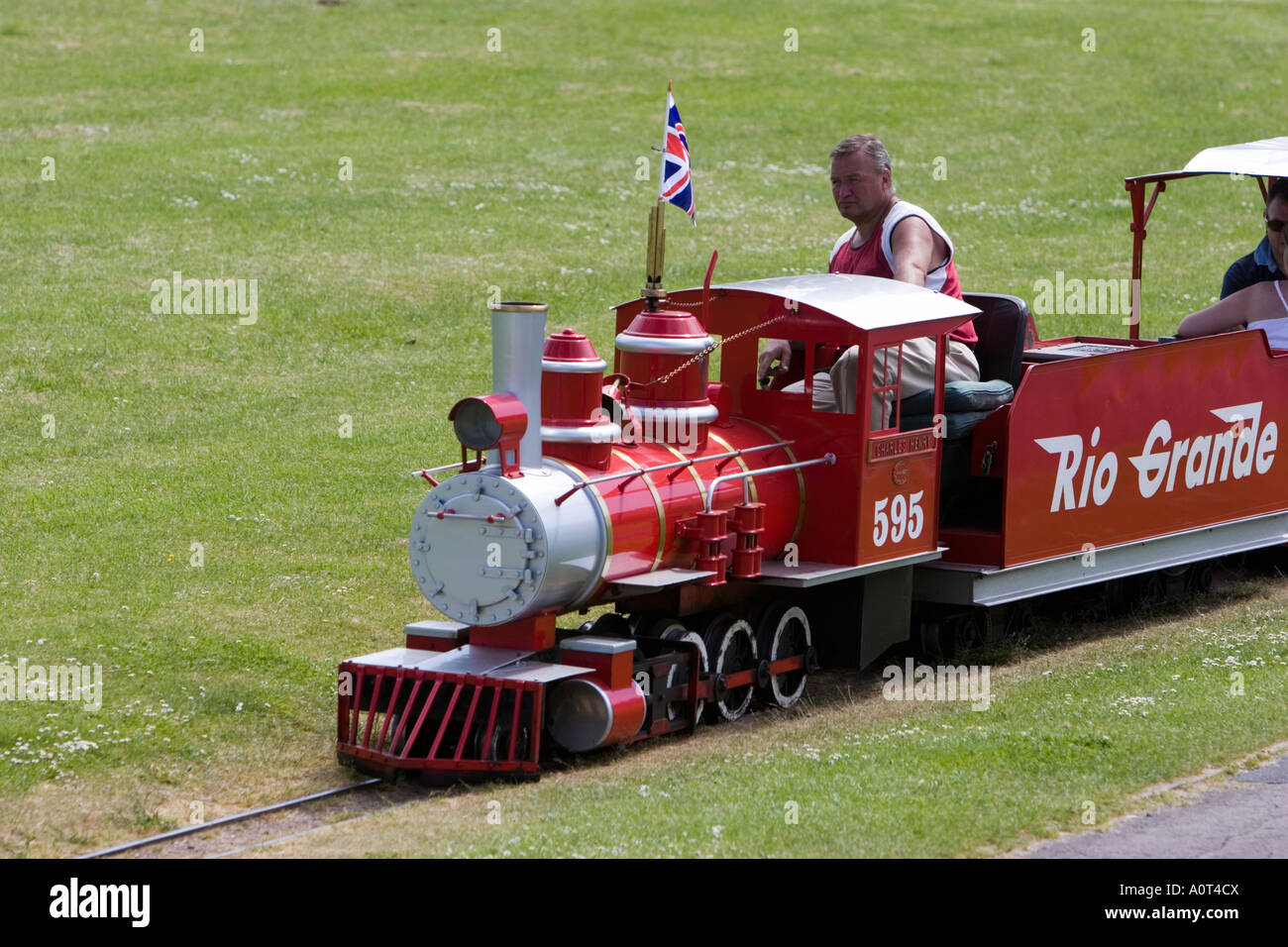Miniature steam train ride hi-res stock photography and images - Alamy