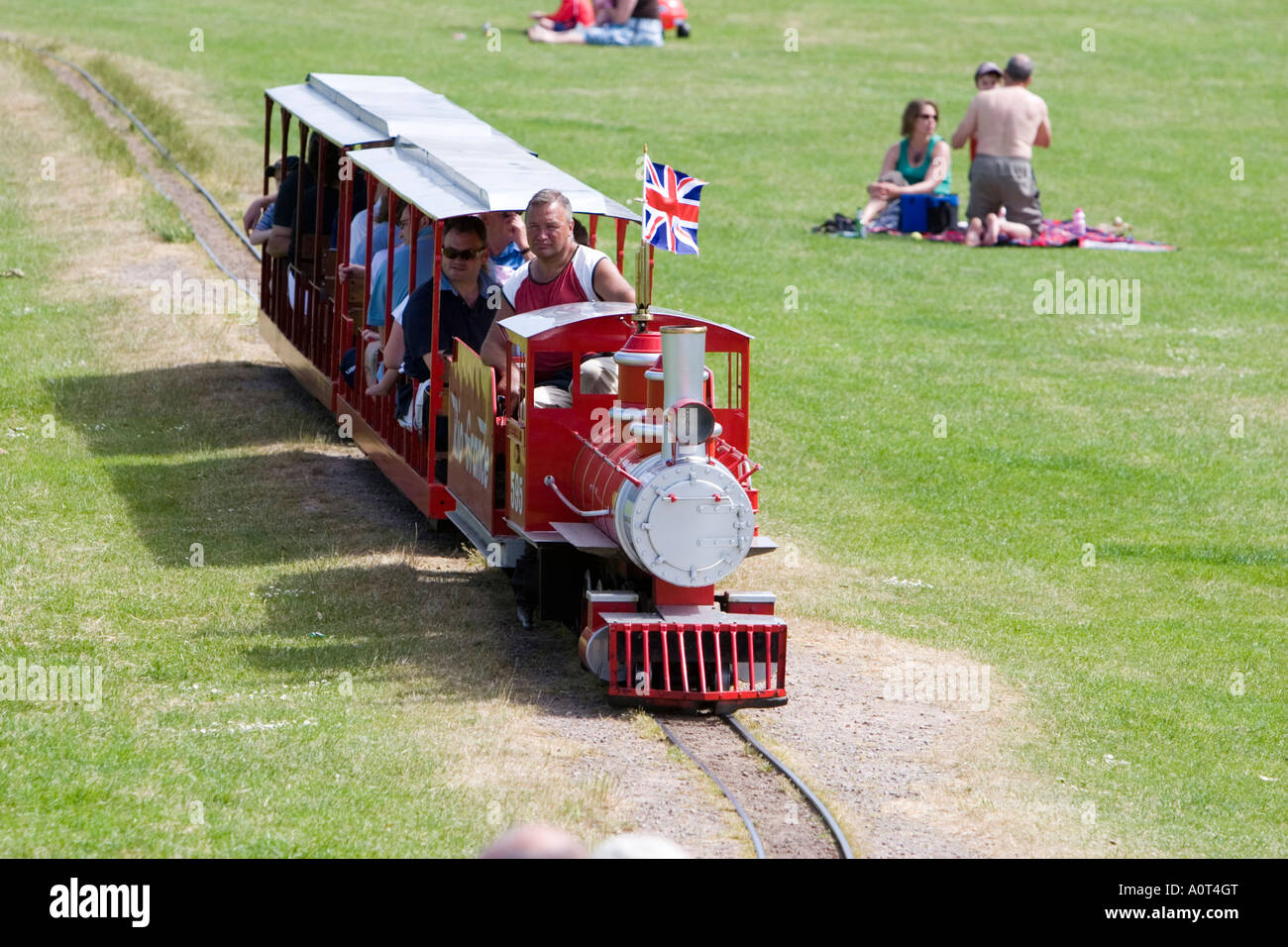 Miniature steam train ride hi-res stock photography and images - Alamy