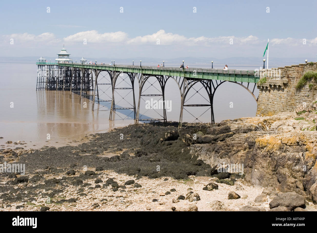 Clevedon Pier And Sea Front High Resolution Stock Photography and ...