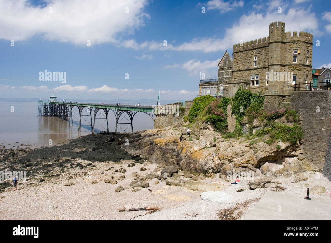 Clevedon pier a grade 1 listed structure in Clevedon Somerset Stock ...