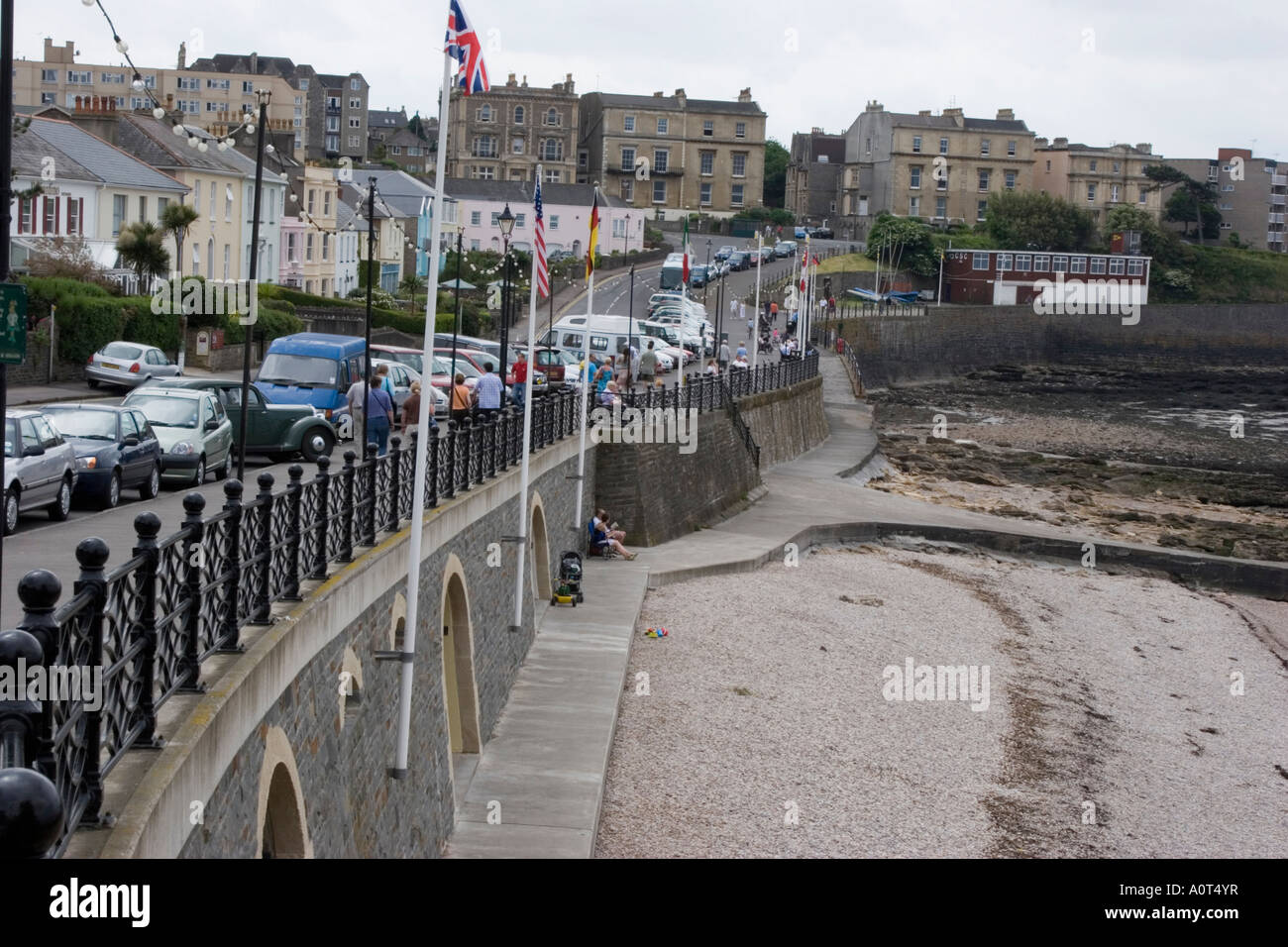 The seafront in Clevedon Somerset Stock Photo - Alamy