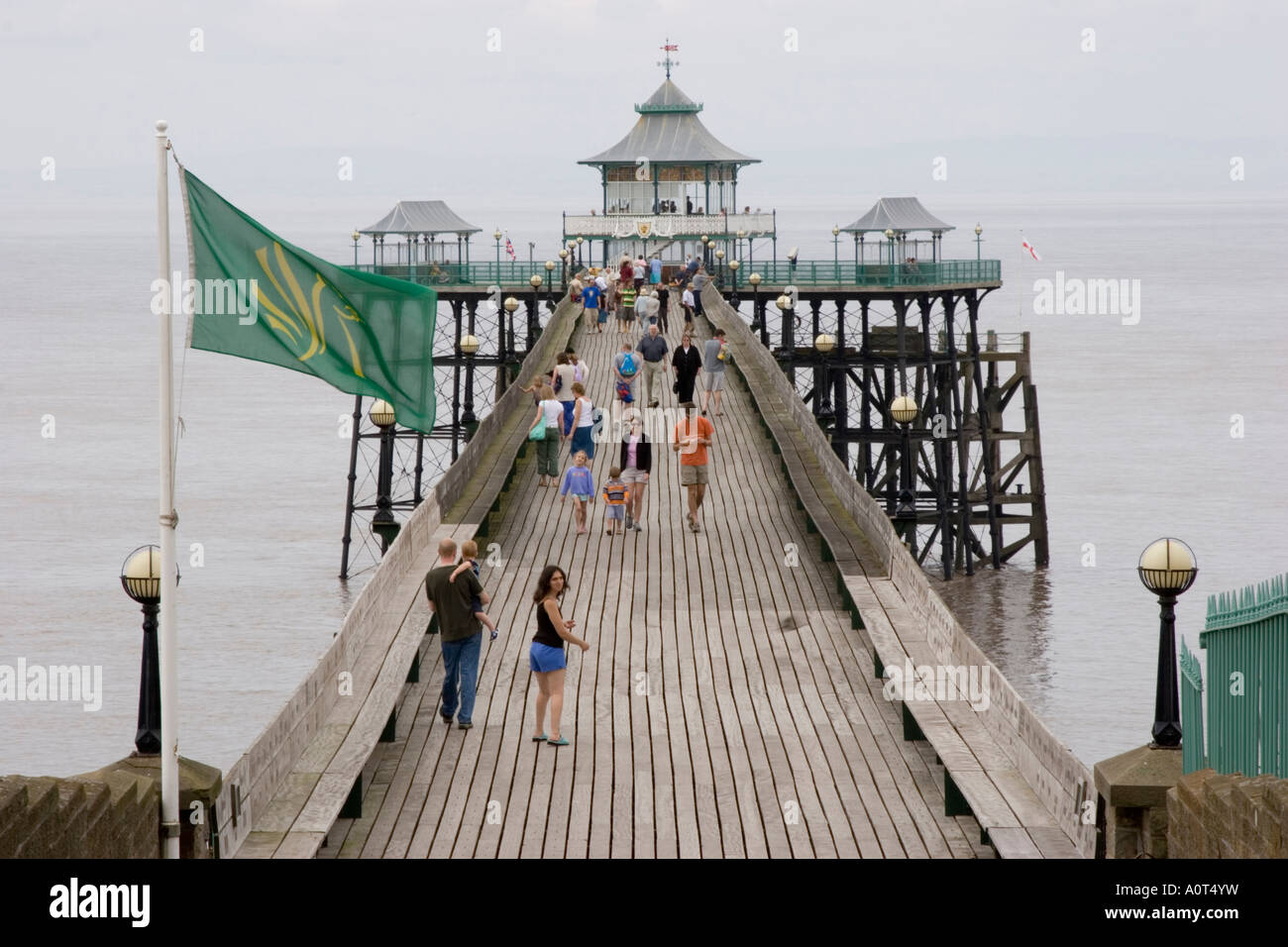 Clevedon pier a grade 1 listed structure in Clevedon Somerset Stock ...