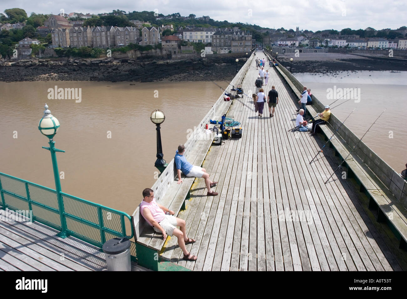 Clevedon Pier And Sea Front High Resolution Stock Photography and ...