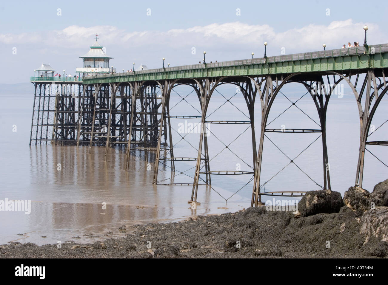 Clevedon pier a grade 1 listed structure in Clevedon Somerset Stock ...