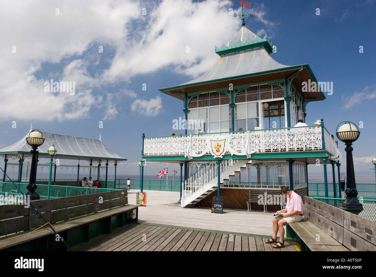 Clevedon pier a grade 1 listed structure in Clevedon Somerset Stock ...
