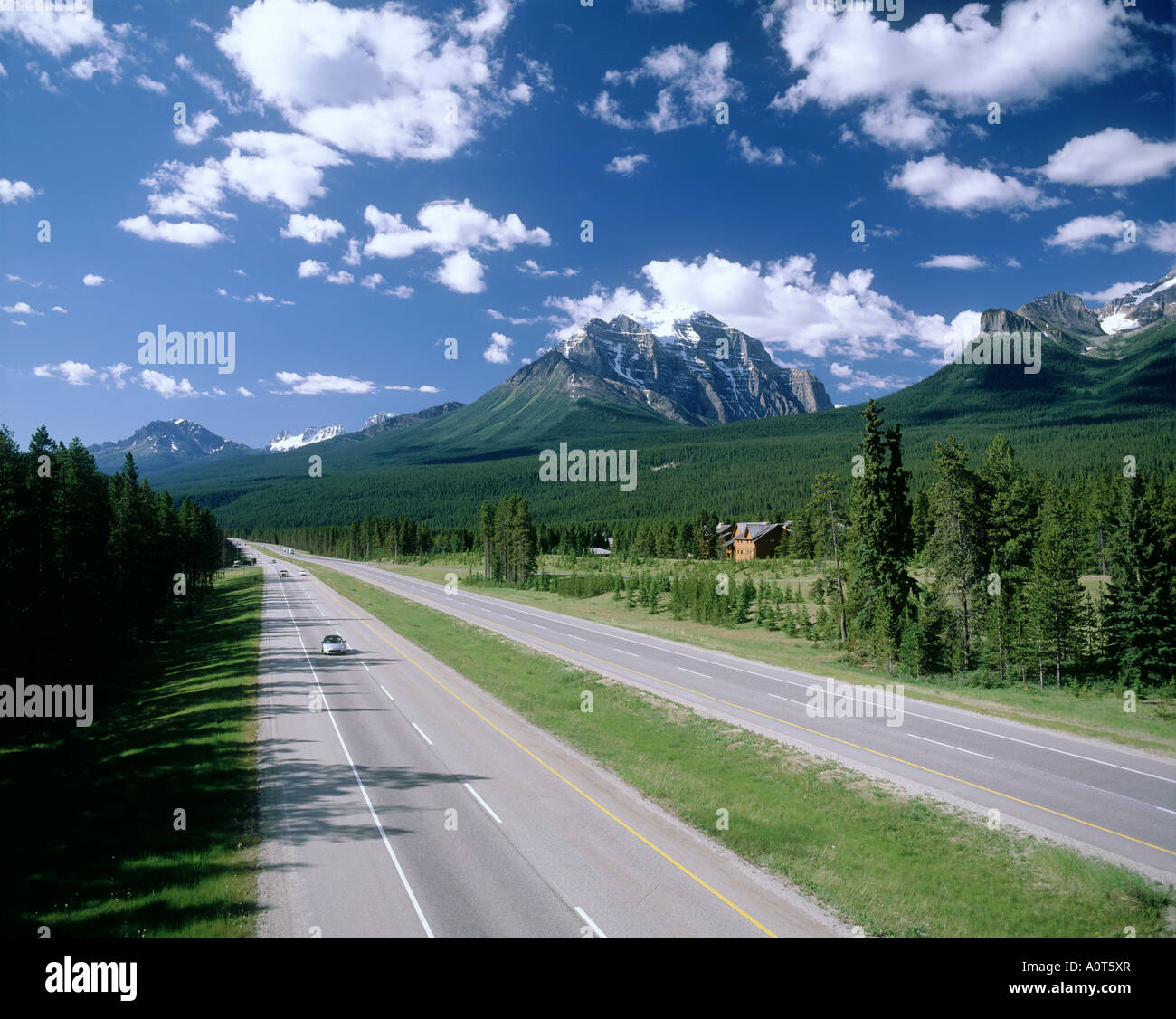 Trans Canada Highway Banff National Park World Heritage Stock Photo - Alamy