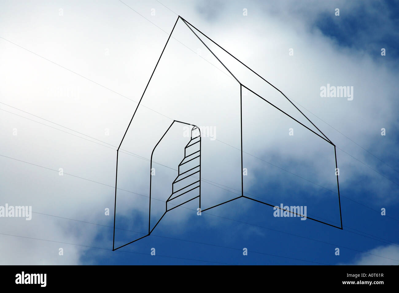 House in the clouds Stock Photo - Alamy