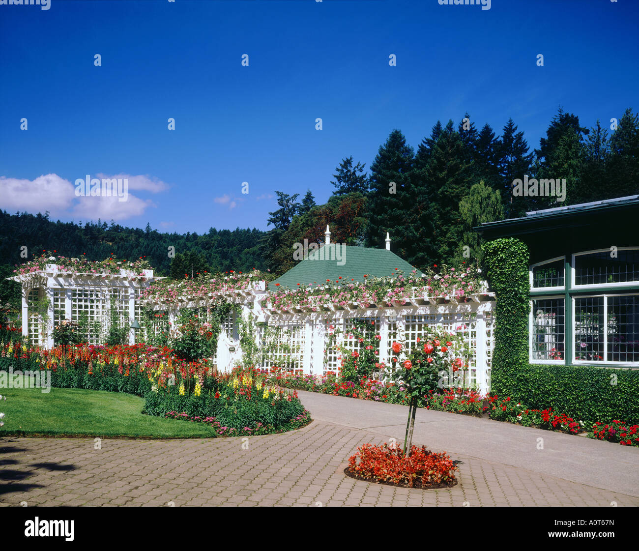 The Butchart Gardens Stock Photo - Alamy
