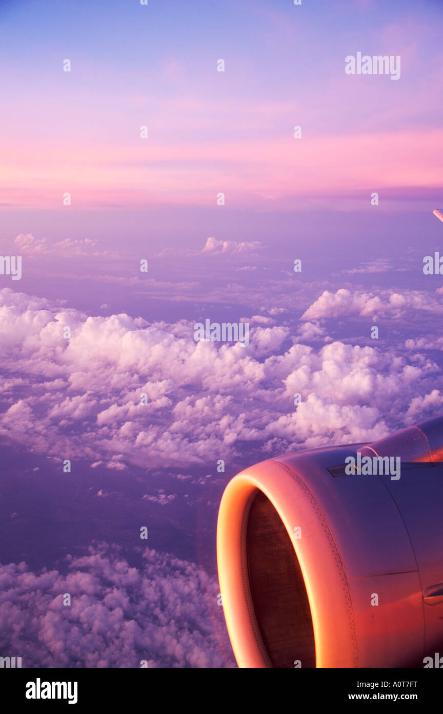 Sunrise seen from an aircraft over Northern Australia Stock Photo - Alamy
