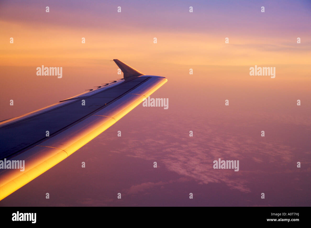 Plane wing over australia hi-res stock photography and images - Alamy