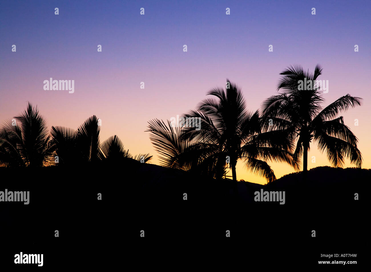 Beach dawn sunrise cairns australia hi-res stock photography and images ...