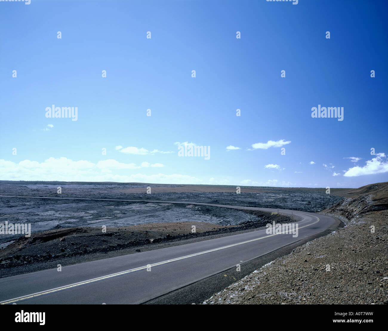 Crater Rim Road Hawaii Volcano National Park Stock Photo - Alamy