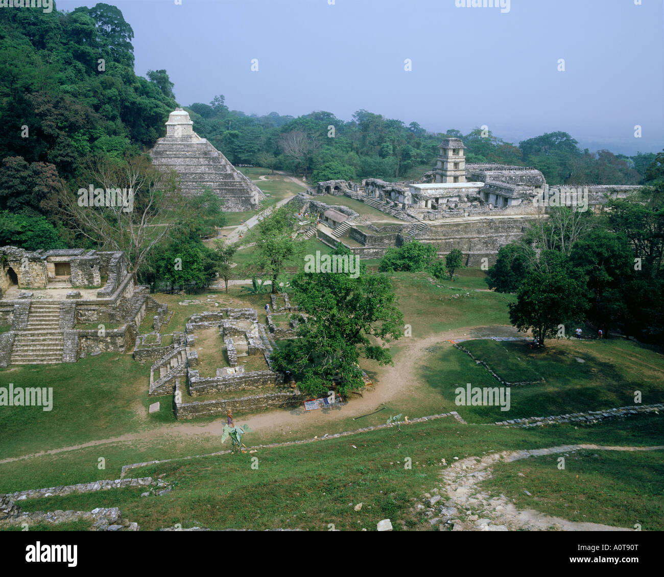 Palenque Ruins World Heritage Stock Photo - Alamy