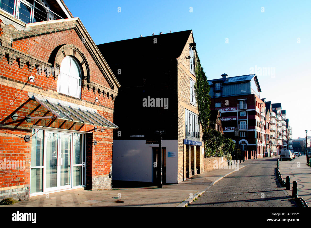 The Isaac Lord Public House and the new Salthouse Hotel on Neptune Quay ...