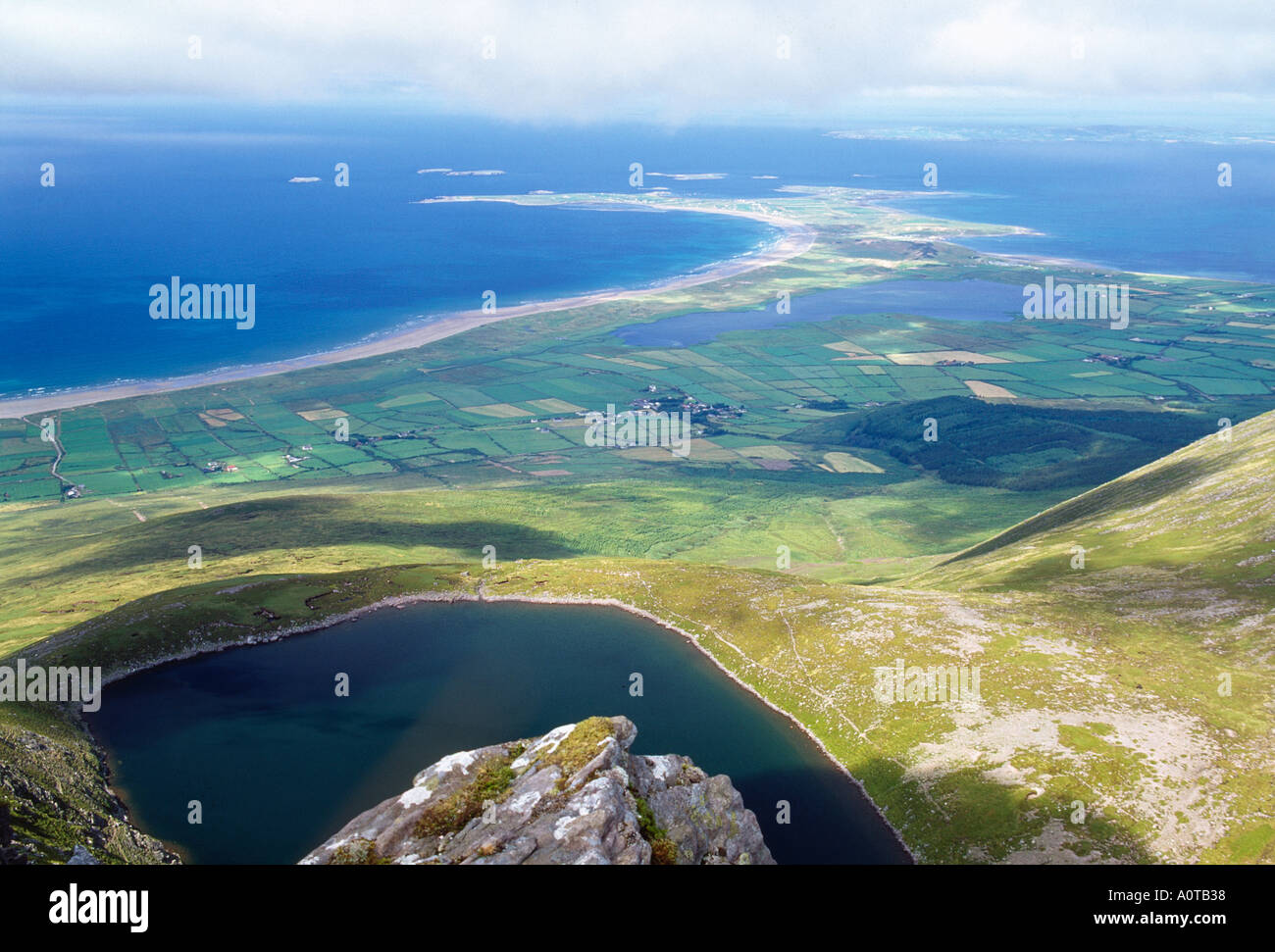 Irelands unspoiled natural landscape hi-res stock photography and ...