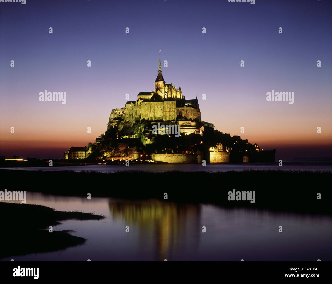 Mont Saint Michel World Heritage Stock Photo - Alamy