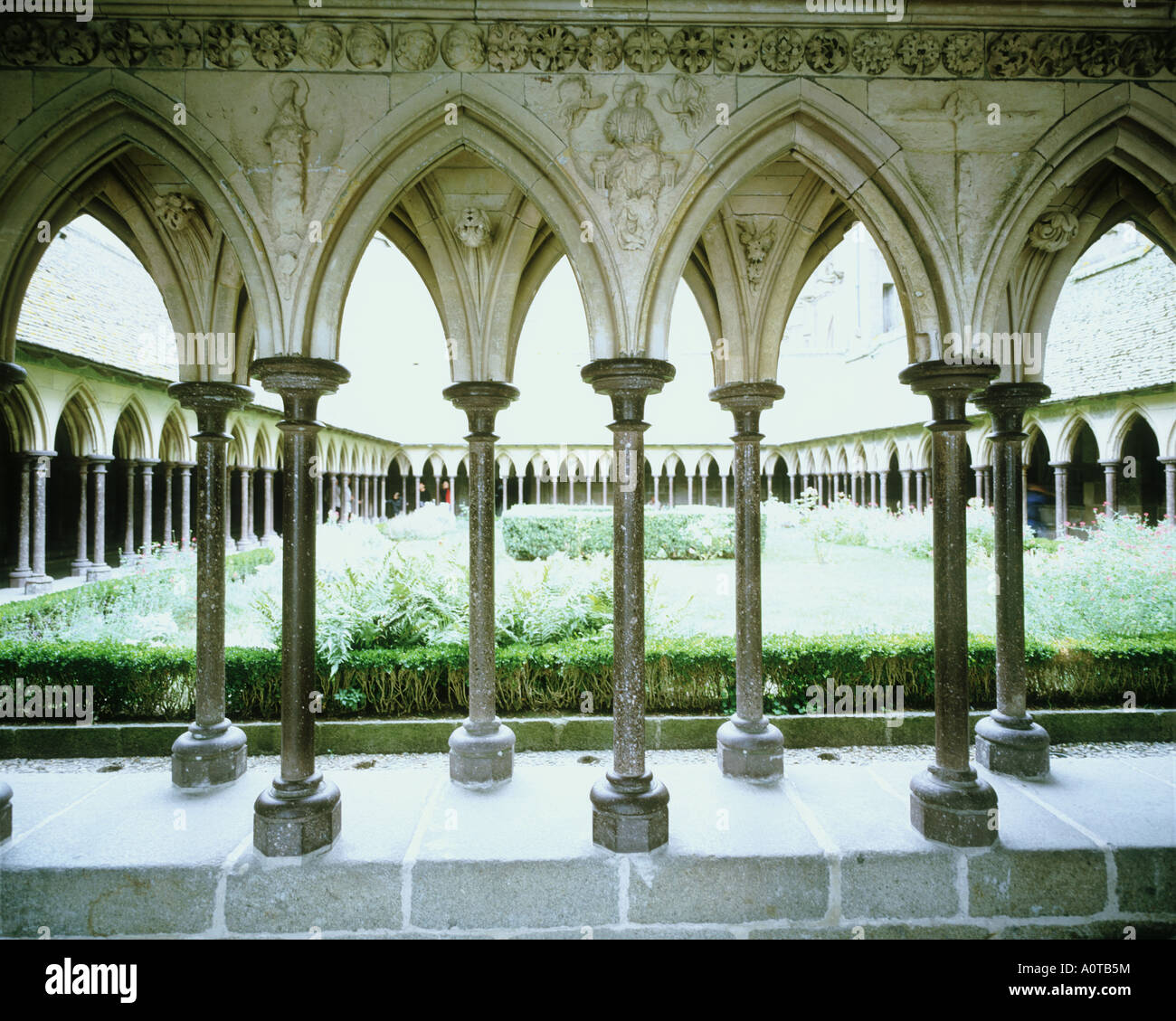 Corridor Mont Saint Michel World Heritage Stock Photo - Alamy