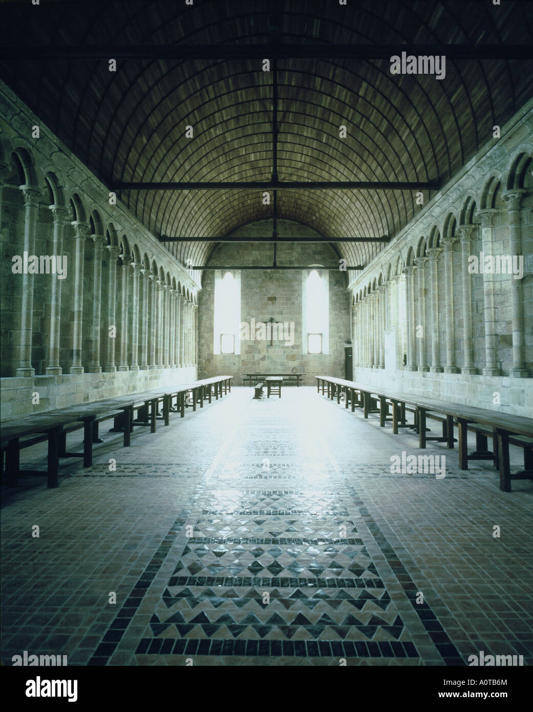 Cafeteria Mont Saint Michel World Heritage Stock Photo - Alamy