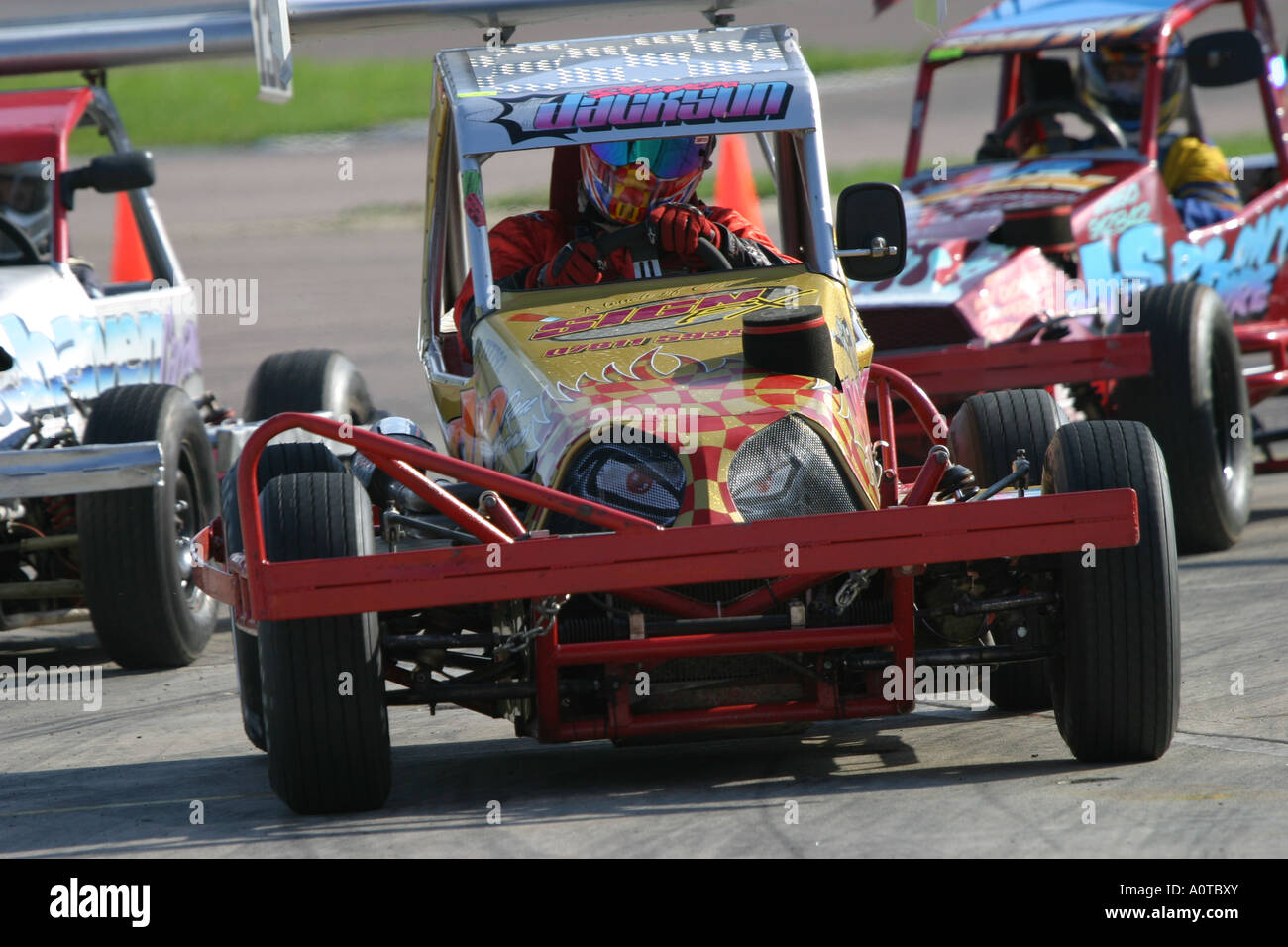 F1 Brisca race cars Stock Photo - Alamy