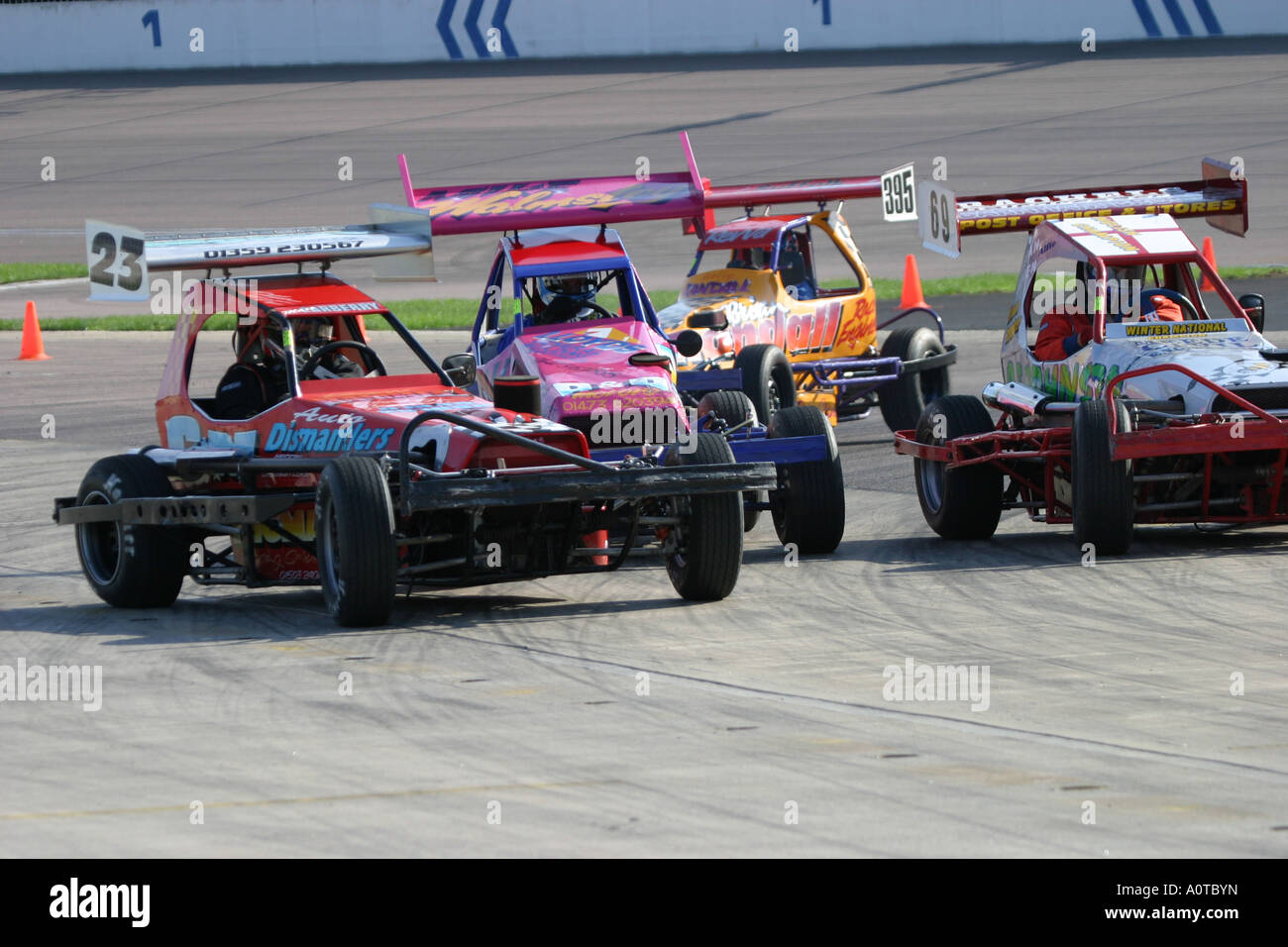 F1 Brisca race cars Stock Photo - Alamy