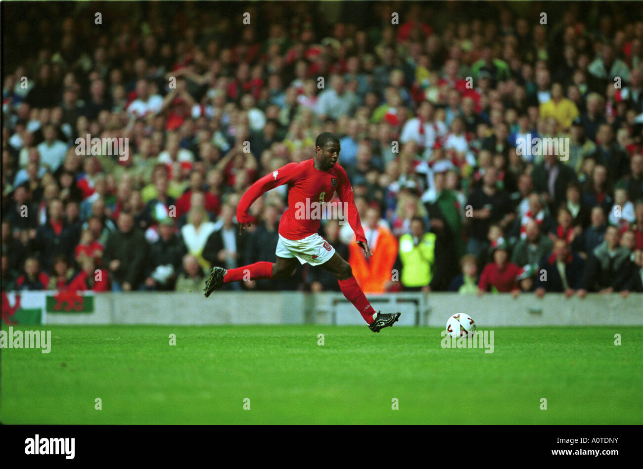 Nathan Blake Welsh International Football Millennium Stadium Cardiff ...