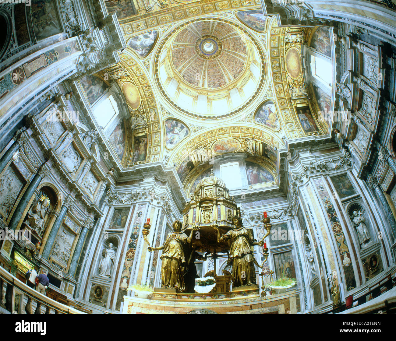 Capella Sistina Santa Maria Maggiore World Heritage Stock Photo - Alamy
