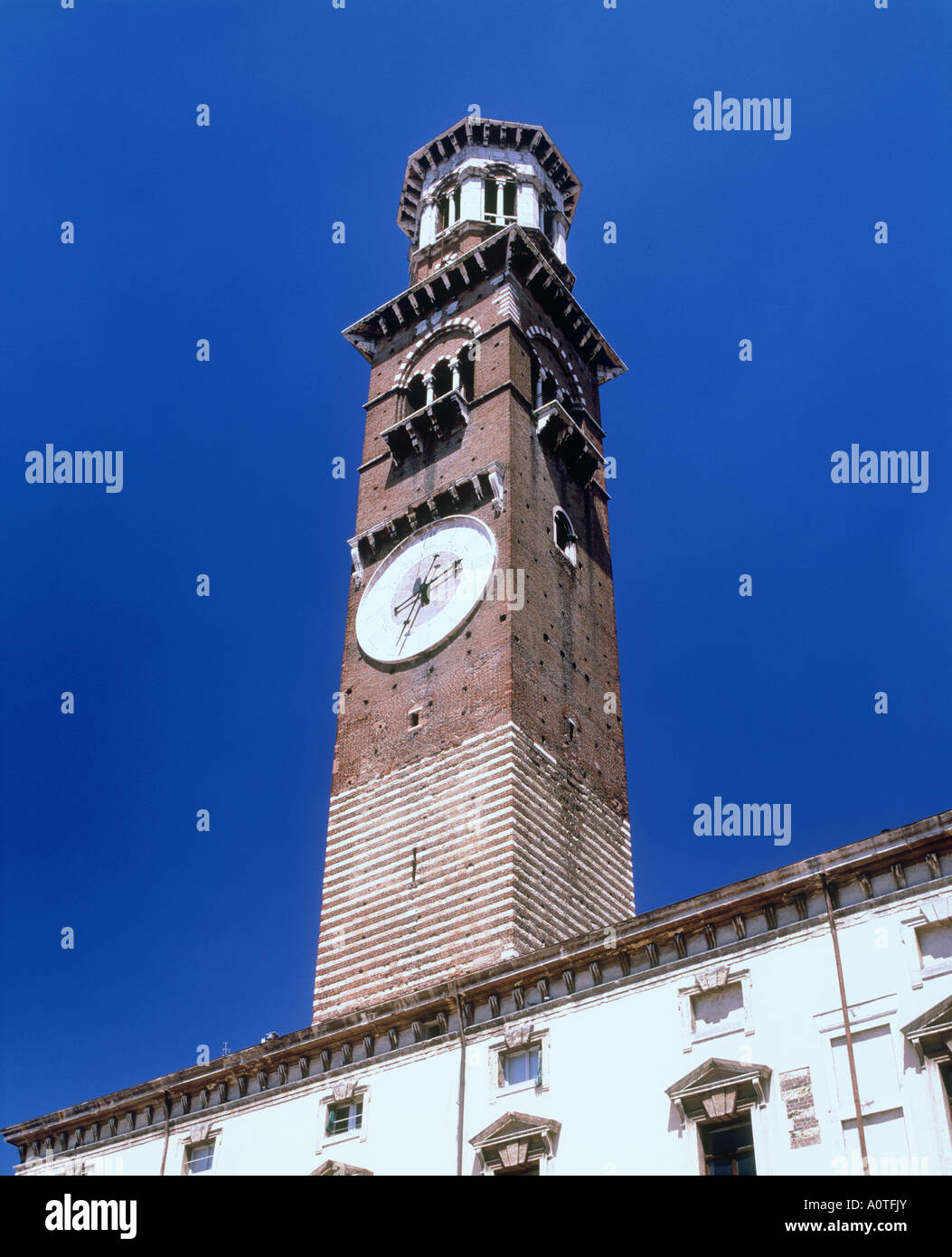 Torre dei Lamberti World Heritage Stock Photo - Alamy