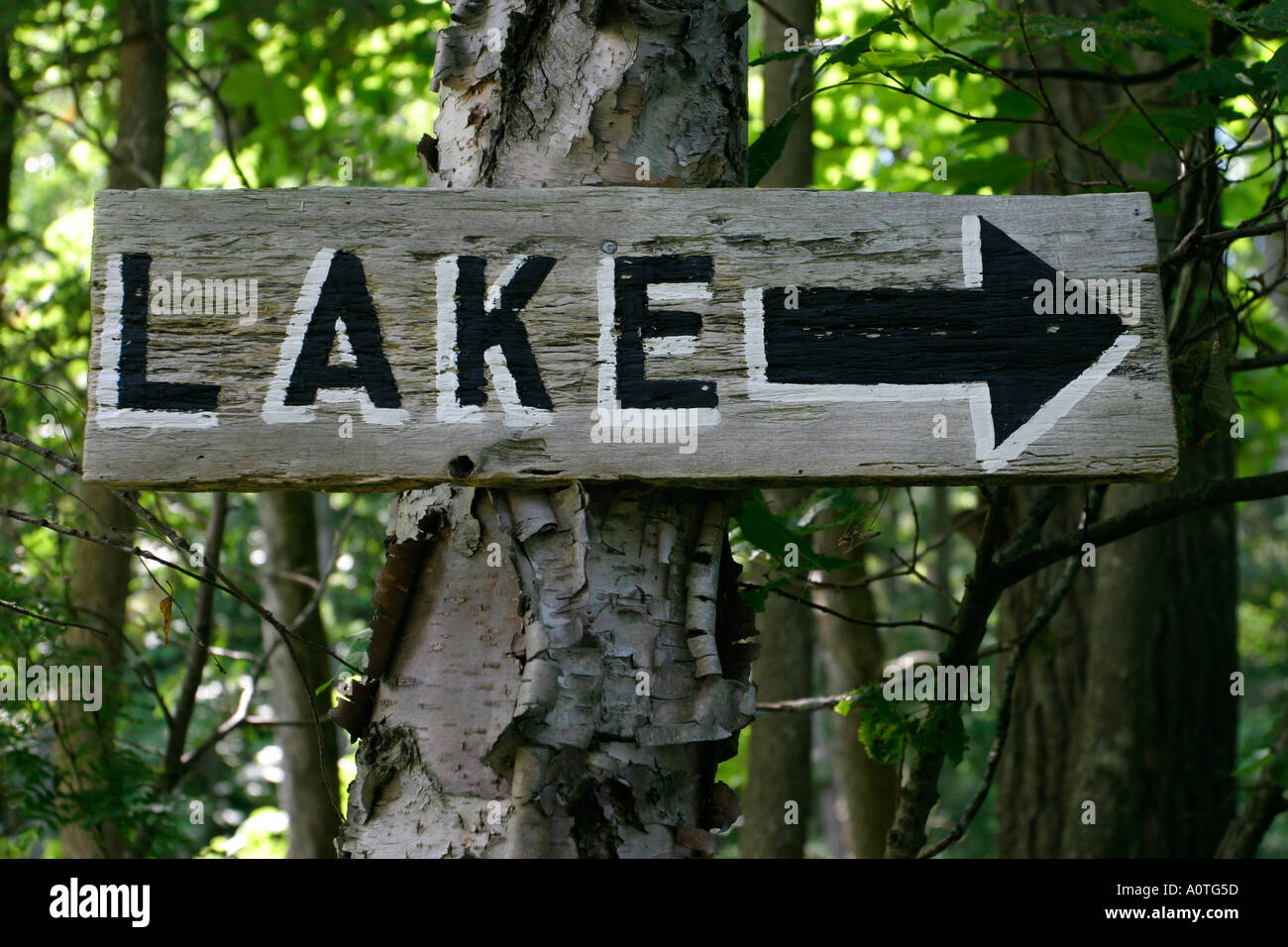 Campground directional sign hi-res stock photography and images - Alamy