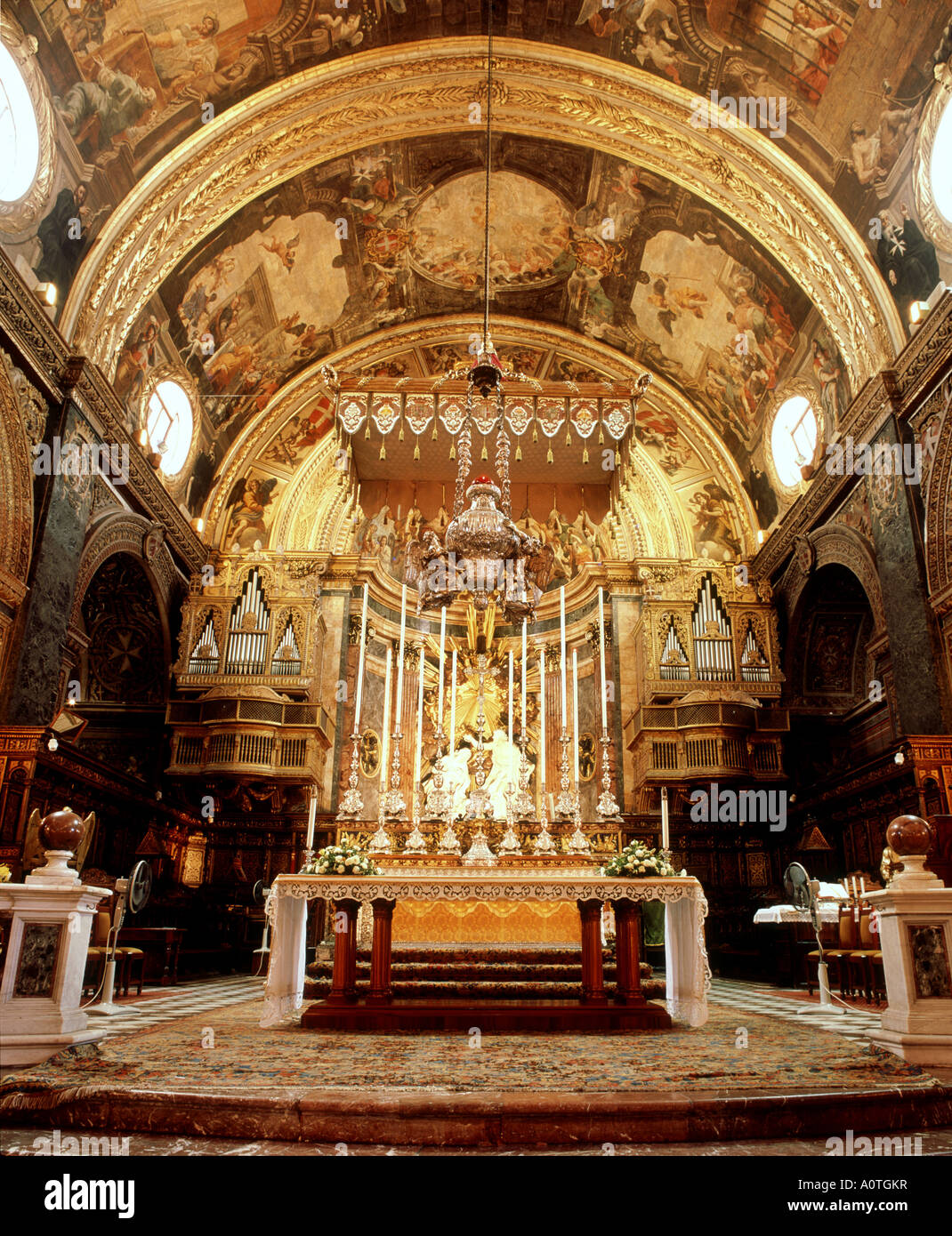Alter St John s Co Cathedral World Heritage Stock Photo - Alamy