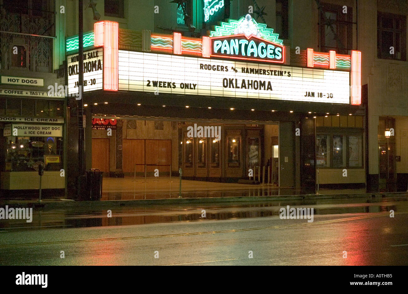 The Pantages theater on Hollywood Boulevard Stock Photo - Alamy