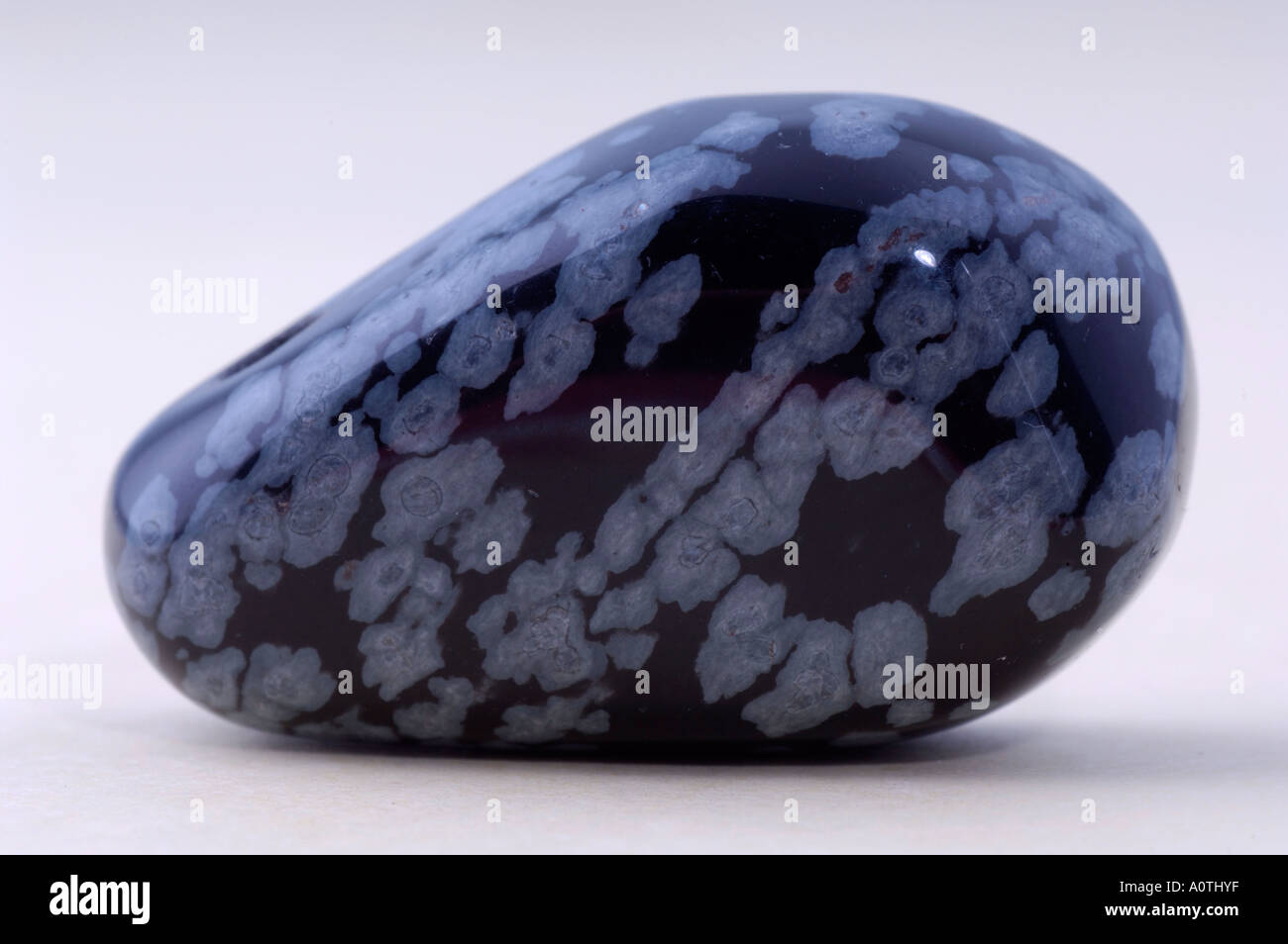 Snow Flake Obsidian Stock Photo - Alamy