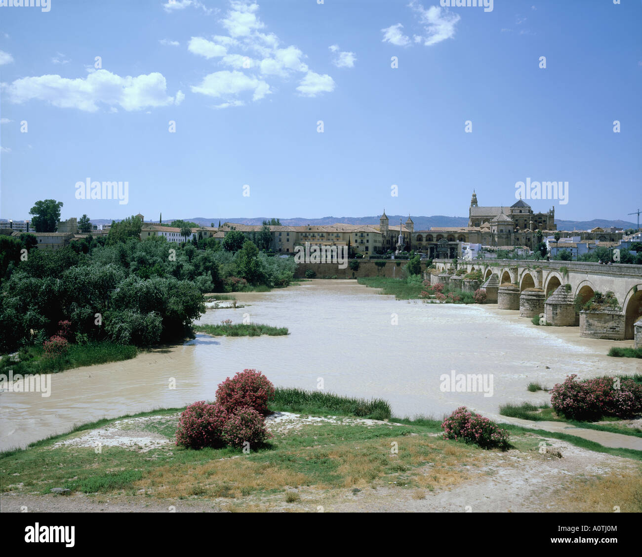 Puente Romano City World Heritage Stock Photo - Alamy
